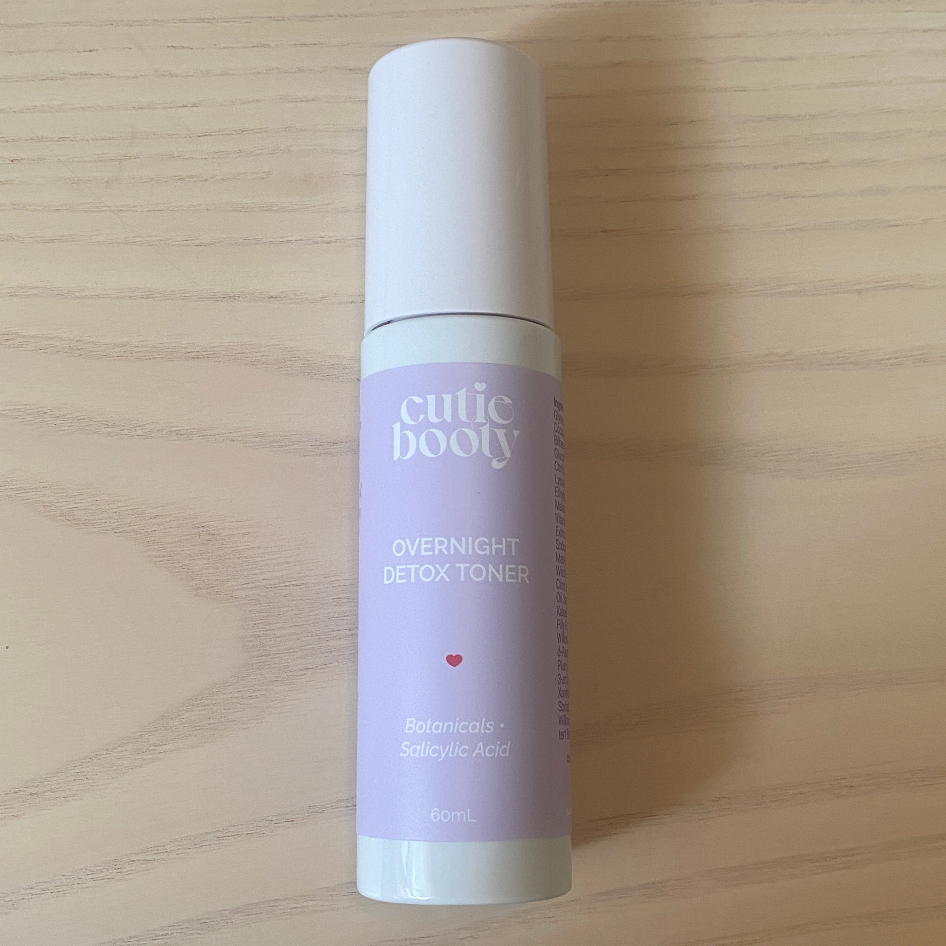 Overnight Detox Toner Cutie Booty Skincare